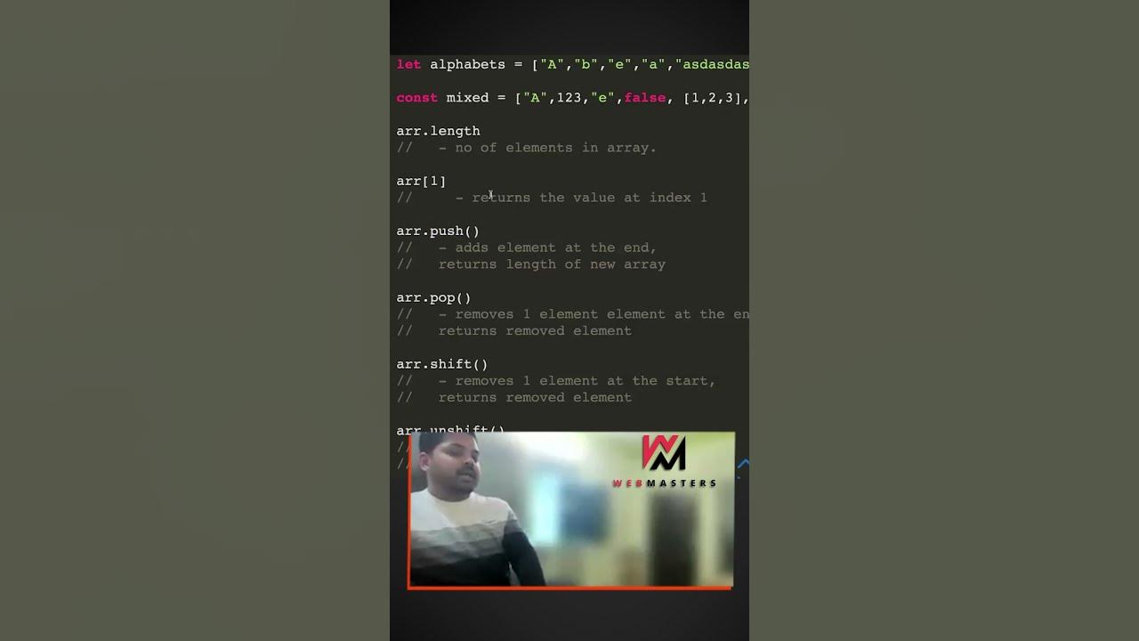 Push And Pop Method Placementservices Coding Education Codelife Programming Learnwebcode