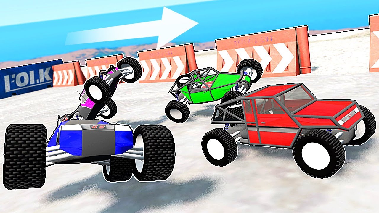 RC Cars Obstacles Battle #1 - BeamNG Drive - YouTube