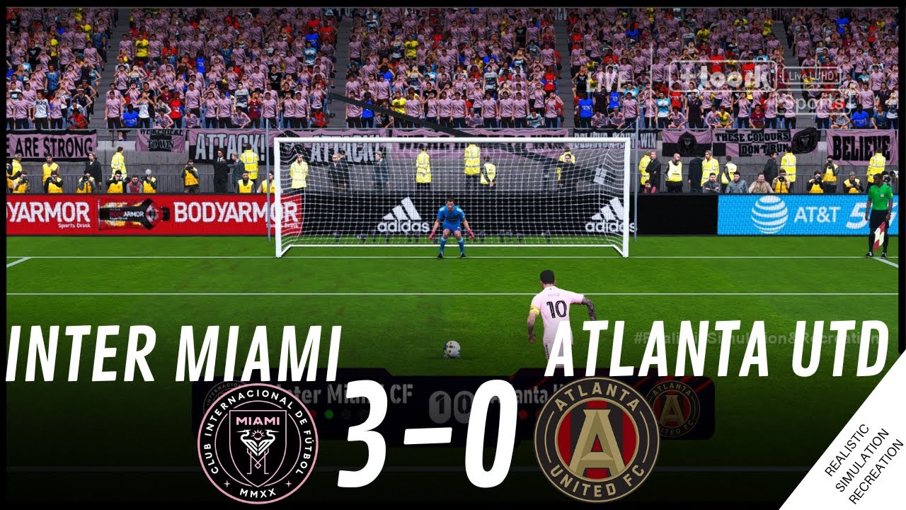 Penalty Shootout • INTER MIAMI [3 - 0] ATLANTA UNITED • Video Game ...