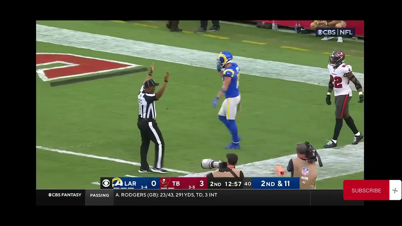 Matthew Stafford finds Cooper Kupp for a insane touchdown!!! What a way to make a insane play ...