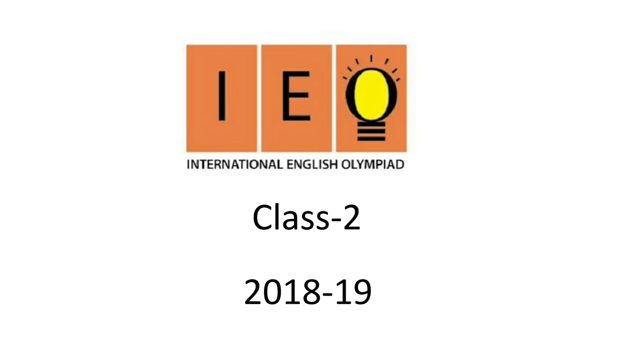 IEO Class-2 Question paper 2018-19 - YouTube