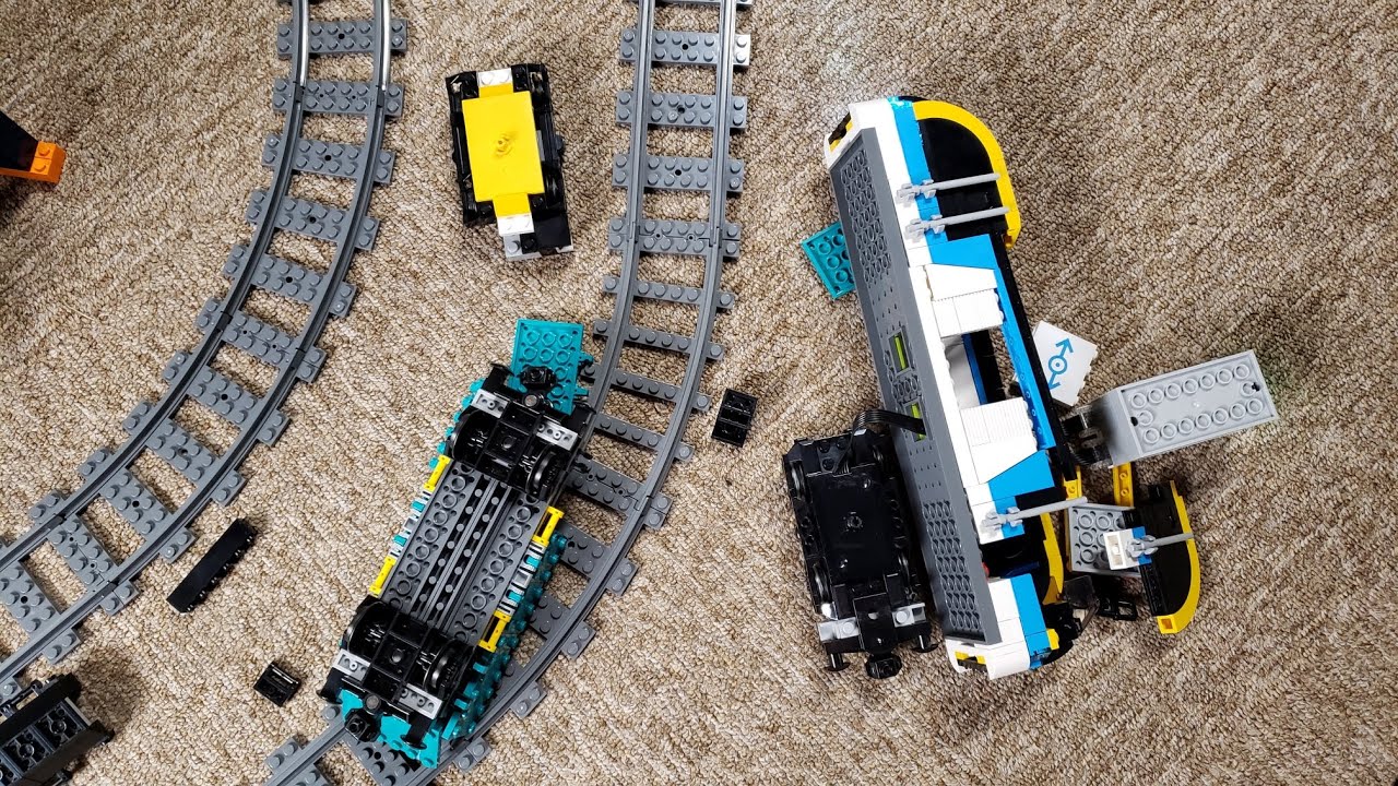 Lego Train Crashes 20 - YouTube
