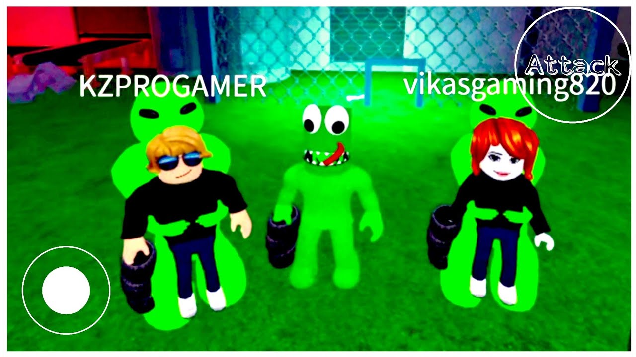 Rainbow Friends Carry Vs Green Monster Playing As Chapter 2 In The Die ...