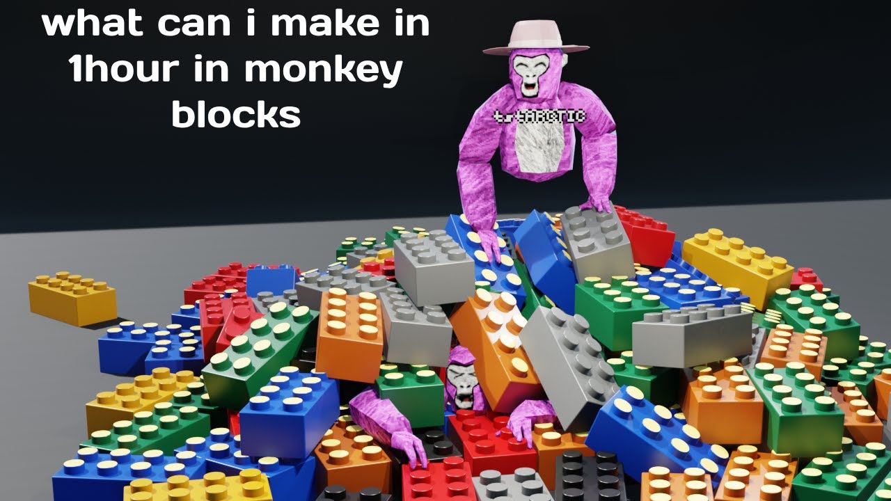 Seeing what i can make in 1 hour in monkey blocks - YouTube