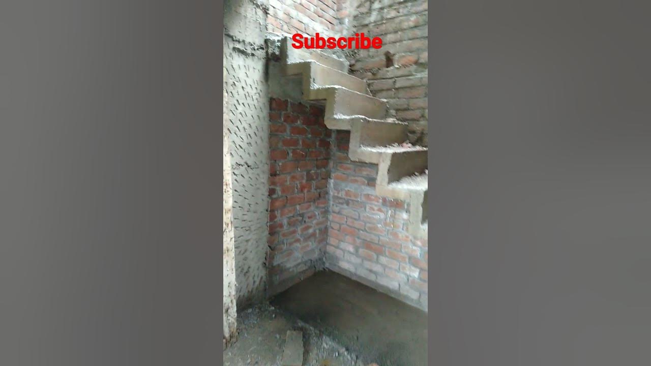 RCC staircase design || staircase construction || traditional stair ...
