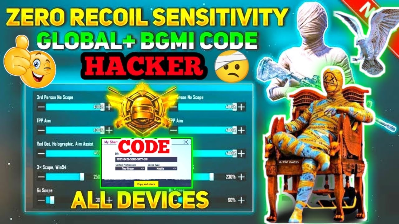 2k Special Sensitivity Zero Recoil Sensitivity+Code🔥Gyro & Non Gyro ...