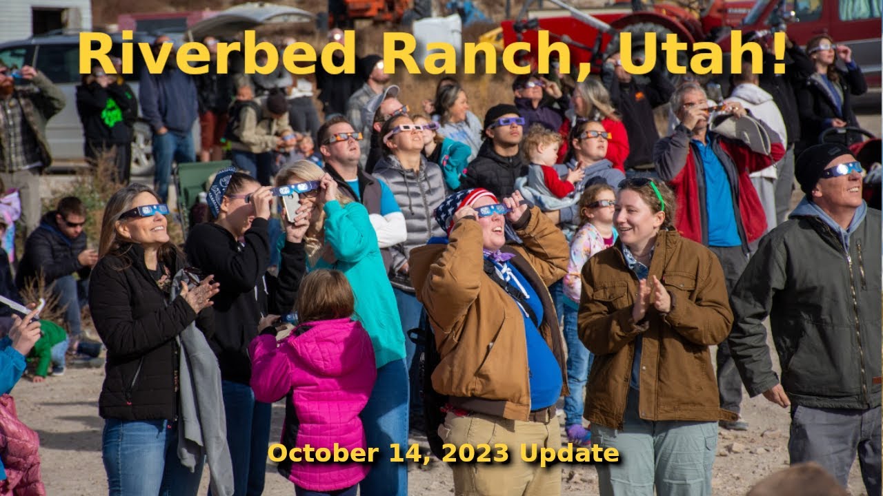 Eclipse Viewing Festival at Riverbed Ranch, Utah - Oct 14, 2023 - YouTube