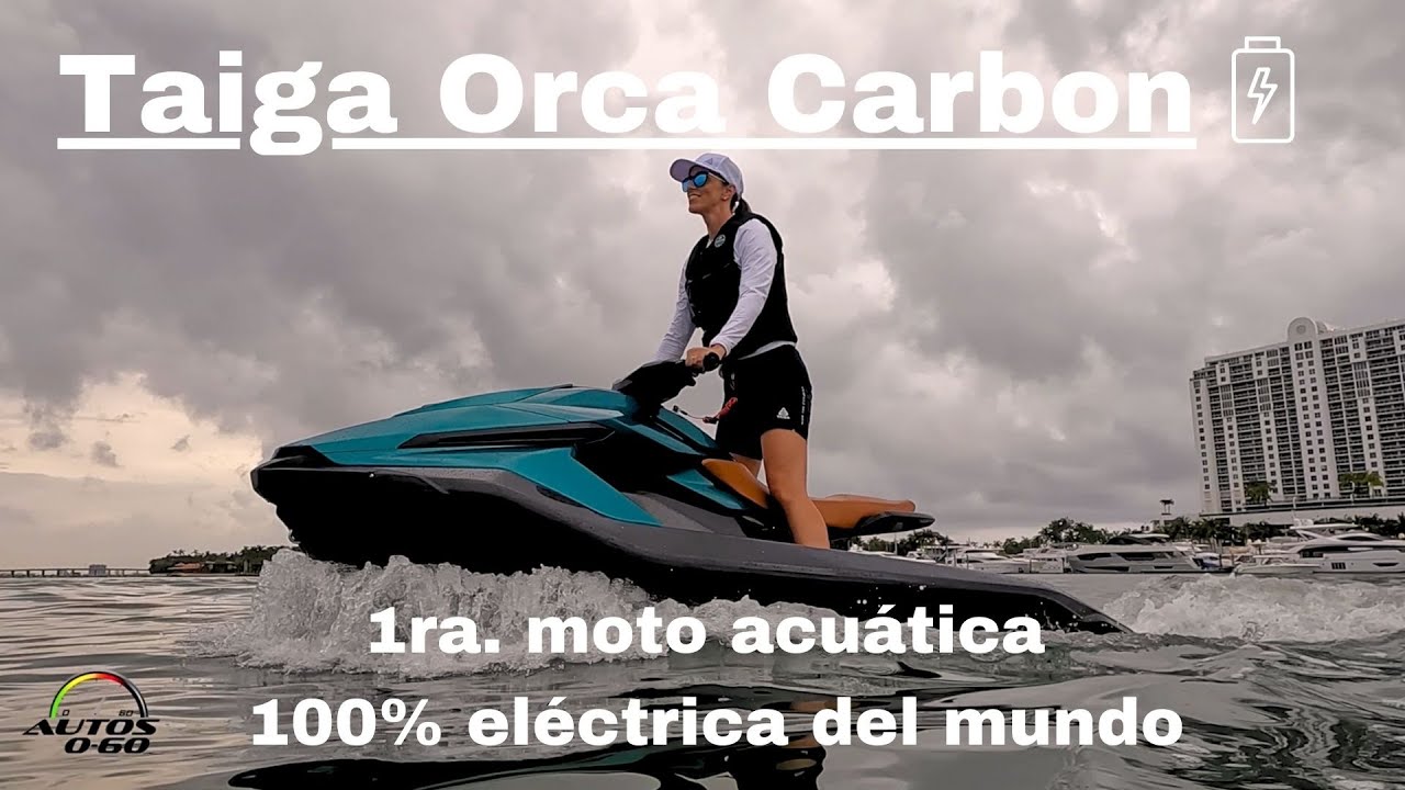Taiga Orca Carbon, la primera moto acuática 100% eléctrica del mundo - YouTube