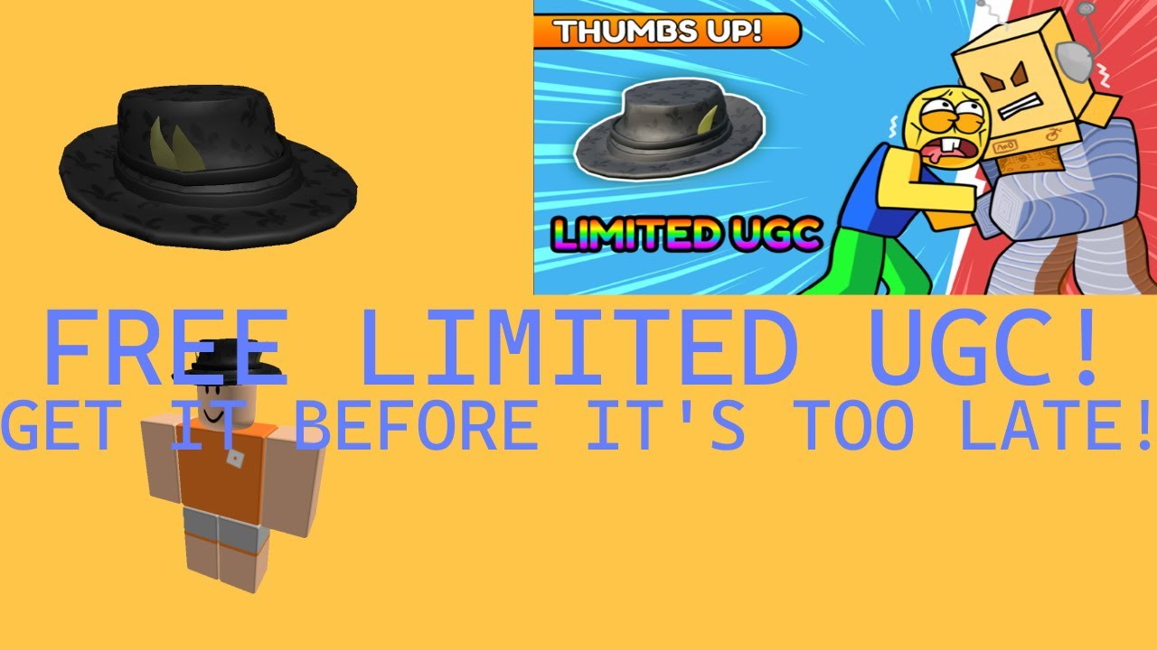 *FREE LIMITED UGC!* How To Get The Black Stripe Fedora In PUSH ...