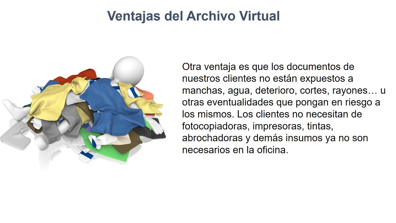 Ventajas del archivo Virtual - YouTube