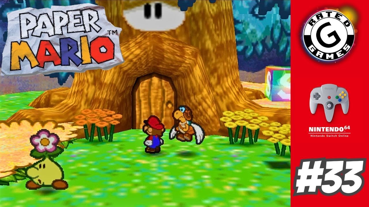 Paper Mario ⭐ (Nintendo Switch Online) ⭐ Flower Fields 🌼 - YouTube