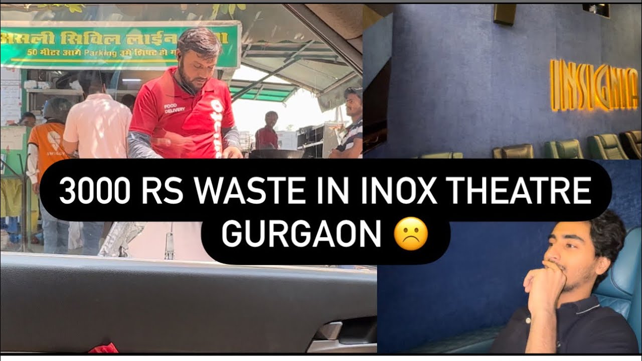 Best Chole bathure In Gurgaon😍, Worst Service By Inox Gurgaon Ardee ...