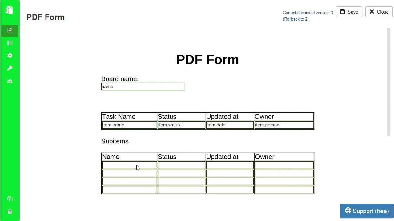 Eledo: Fill in PDF Forms automatically with data from monday.com board - YouTube