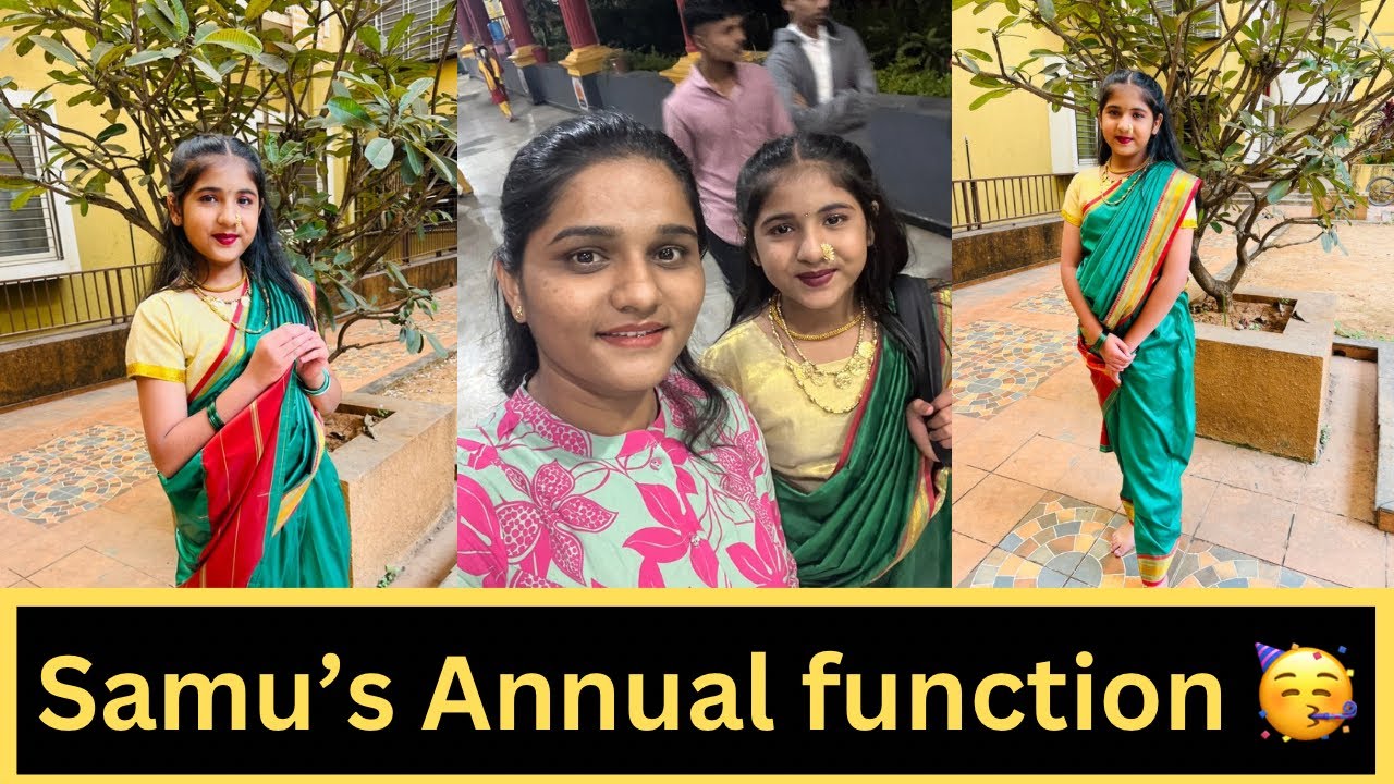 Samu’s Annual function 🥳| vlog 49| - YouTube