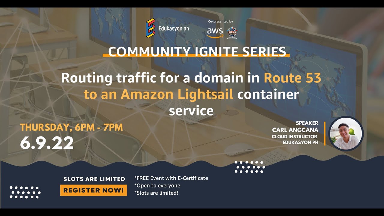 CIS #43: Routing traffic for a domain in Route 53 to an Amazon Lightsail container service - YouTube