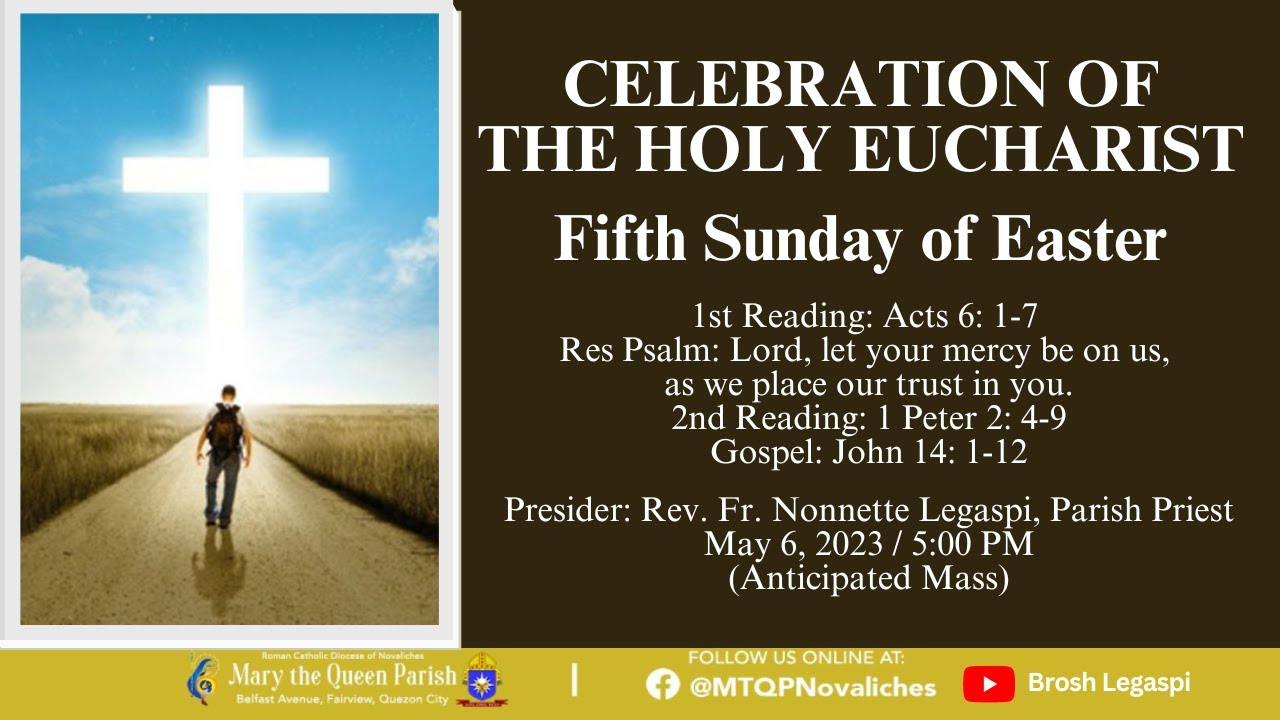 LIVE - CELEBRATION OF THE HOLY EUCHARIST, FIFTH SUNDAY OF EASTER - YouTube