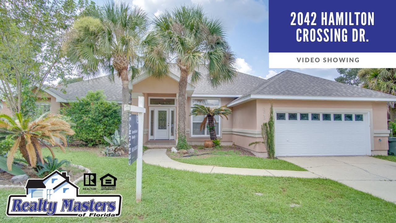 2042 Hamilton Crossing, Cantonment Rental Home - YouTube