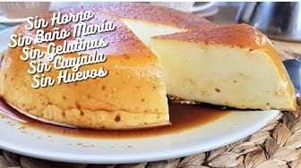 ⭐ Flan de Crema Pastelera SIN horno SIN microondas SIN olla al baño ...