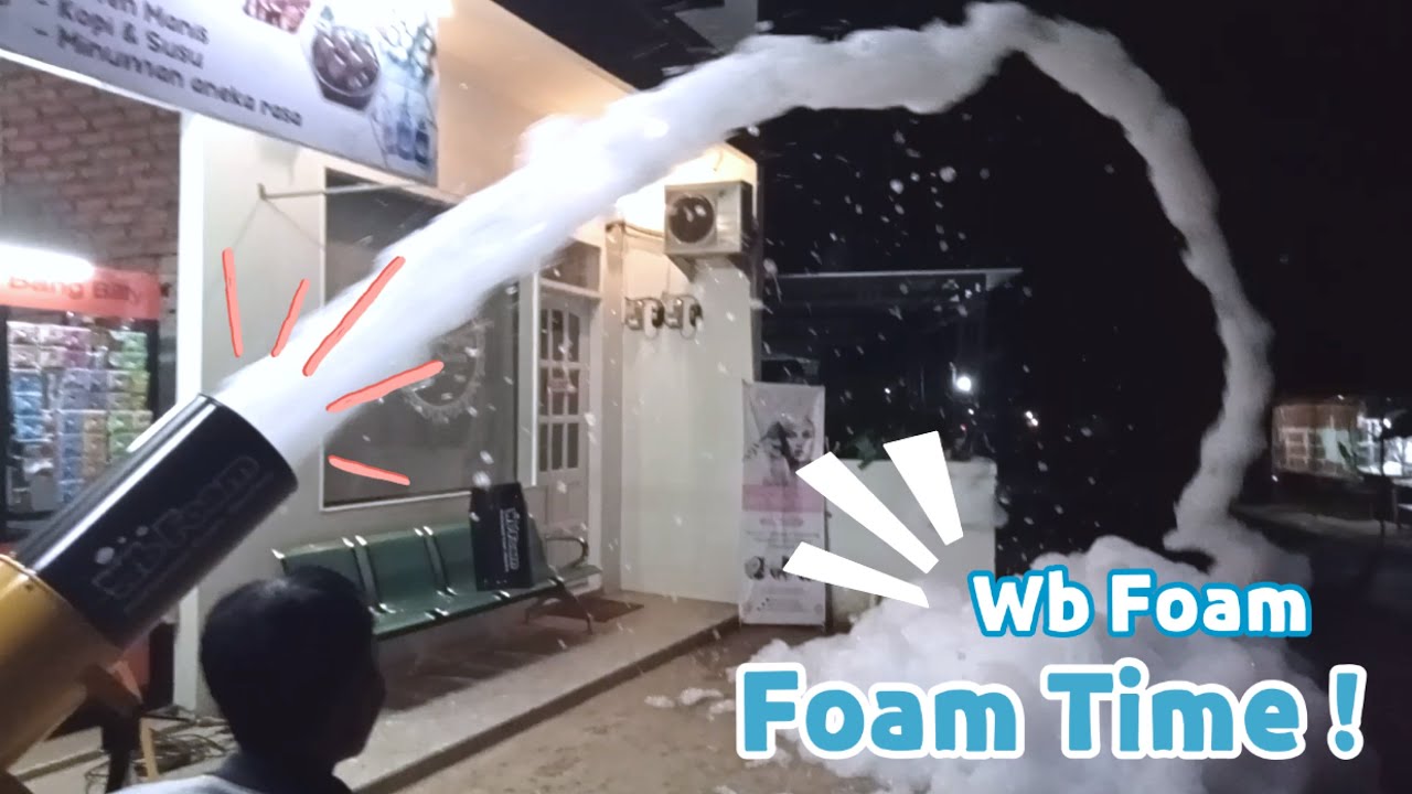 Mesin busa salju - Foam Machine Indonesia - YouTube