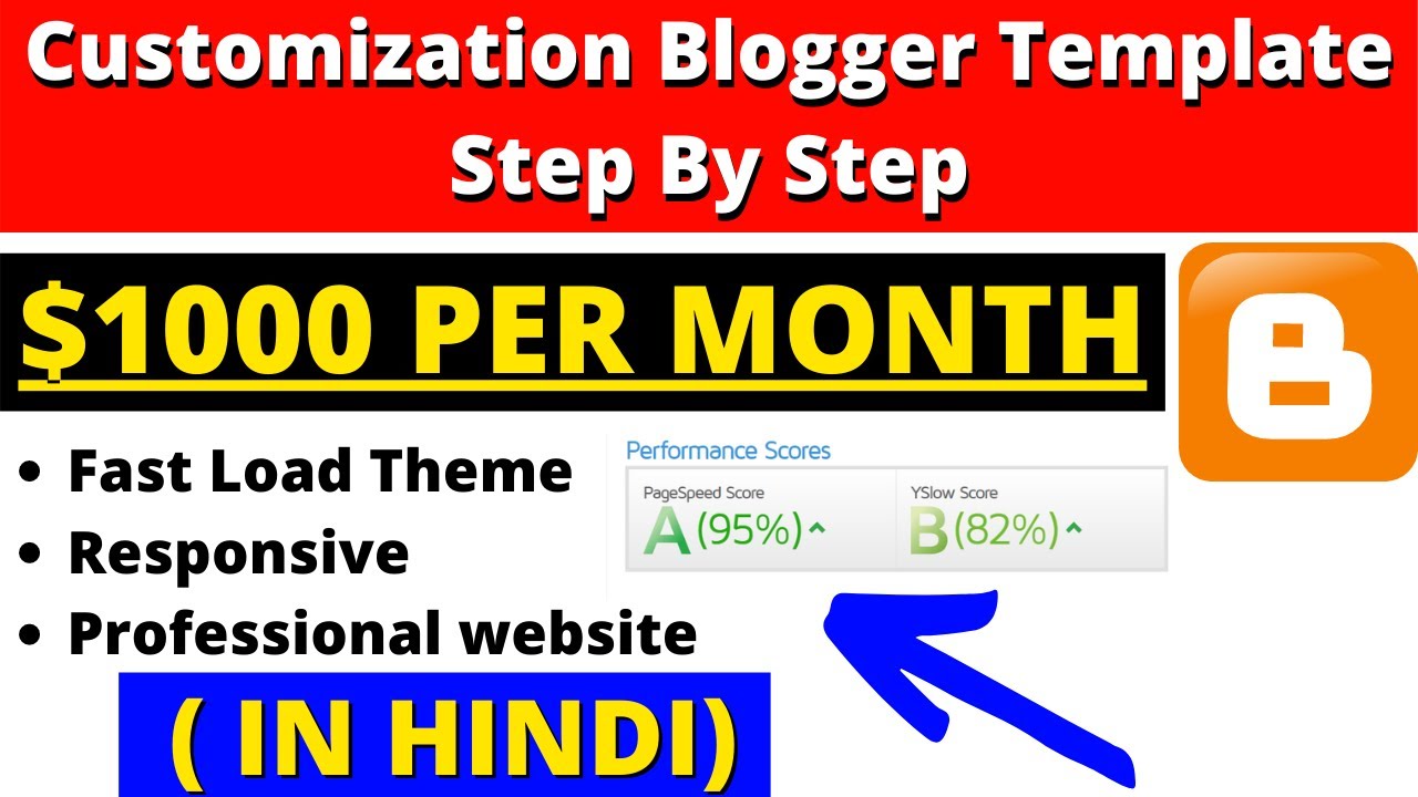Customize Responsive Template & Theme For Blogger Website - Step by ...