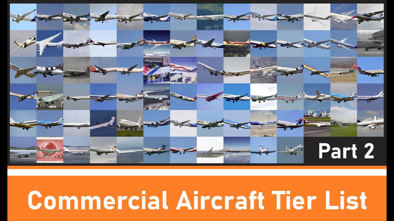 Commercial Aircraft Tier List: Part 2 - YouTube