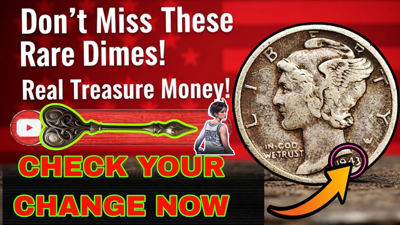Top 5 Ultra Rare Mercury Dimes Worth a Fortune Today 😱 Hidden US Coin ...