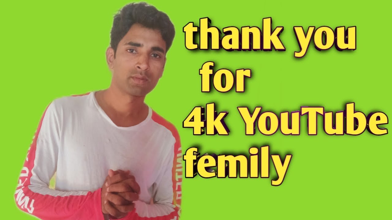 Thank you for 4k subscribers || 4k special video - YouTube