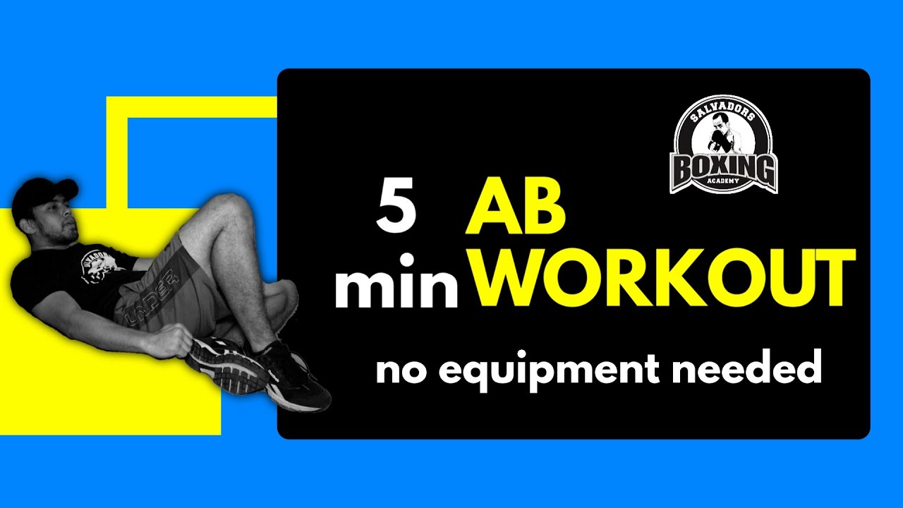 5 Minute Ab workout for Beginners | CORE STRENGTHENING (NO REST) - YouTube