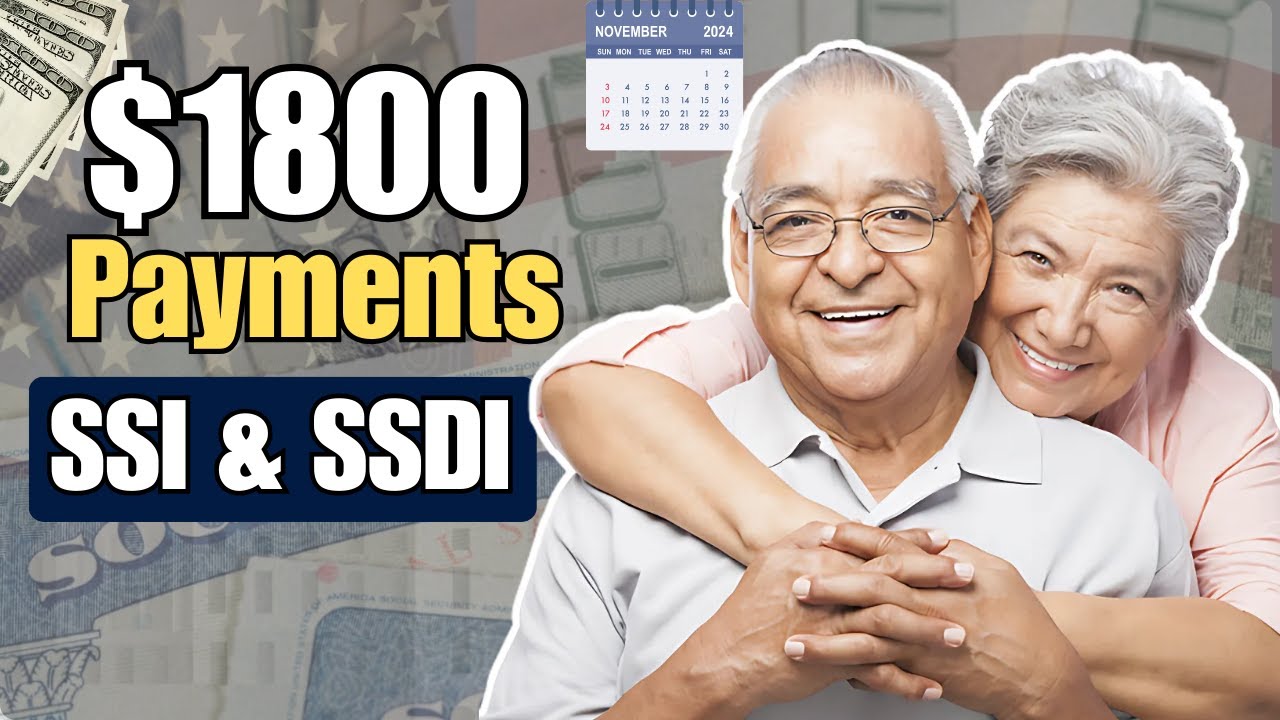 November Update: $1,800 Payment Proposed for Social Security, SSI ...