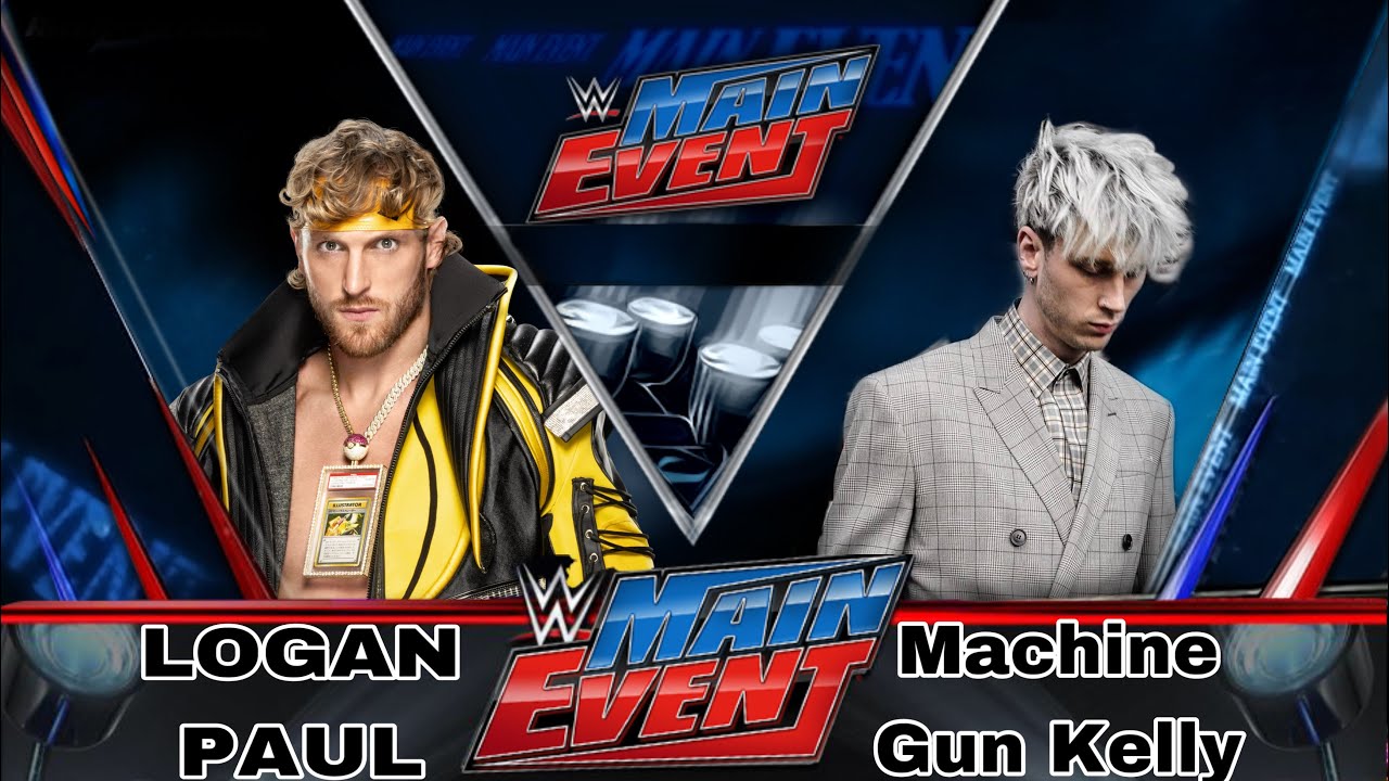 FULL MATCH :- WWE MAIN EVENT Match :- Logan Paul Vs Machine gun kelly ...