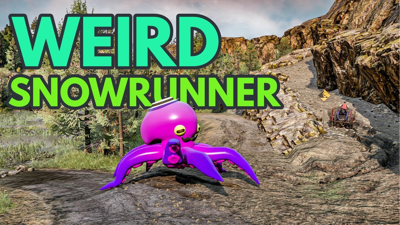 One Weird Afternoon in SnowRunner ⭐ Funny Story & Roleplay - YouTube