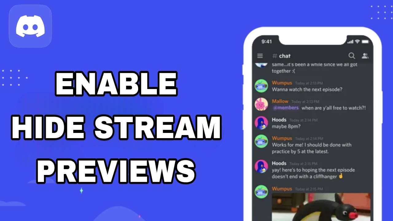 How To Enable Hide Stream Previews On Discord App | Step By Step - YouTube