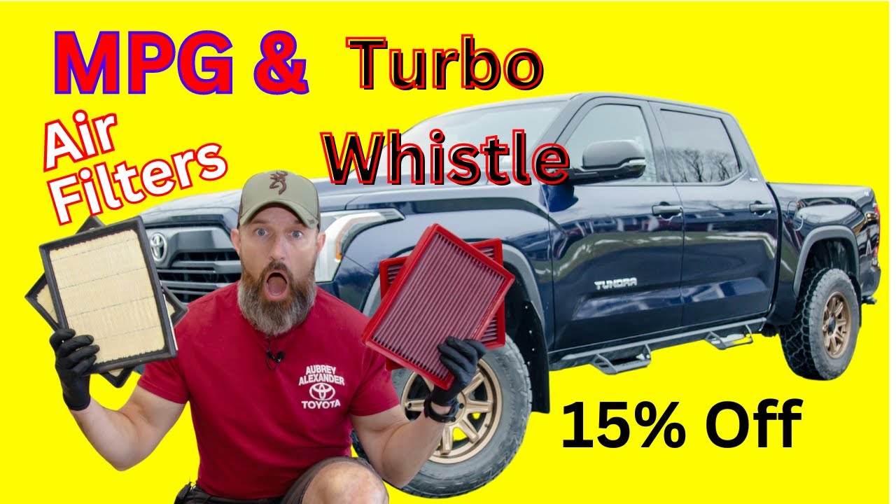 Toyota Tundra 3rd Gen TRD air filter vs Regular OEM air filters MPG ...