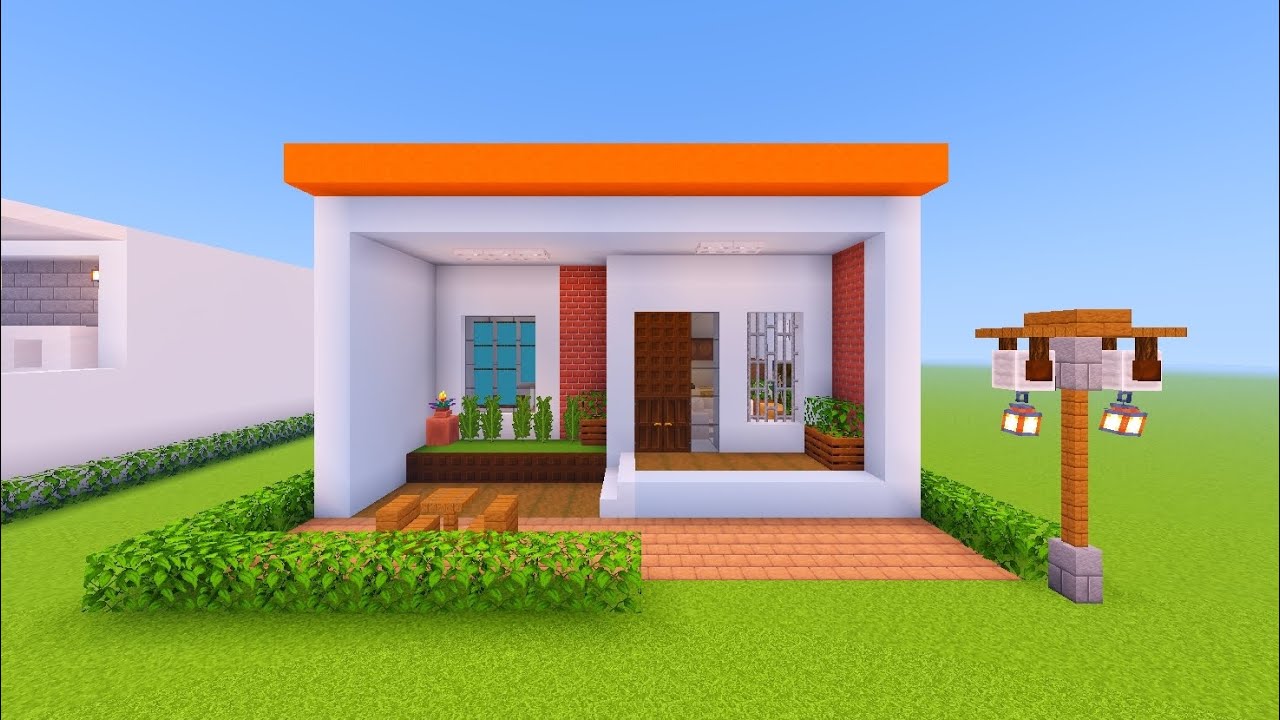 MINECRAFT : Tutorial Rumah 🏠 Build Simple Cocok Untuk Pemula 😊👍 - YouTube