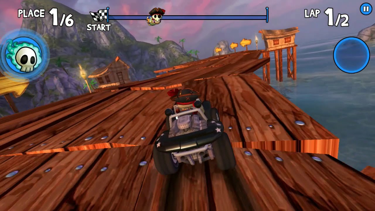 Paradise Beach Track Easter Egg - Beach Buggy Racing (BB Racing) - YouTube