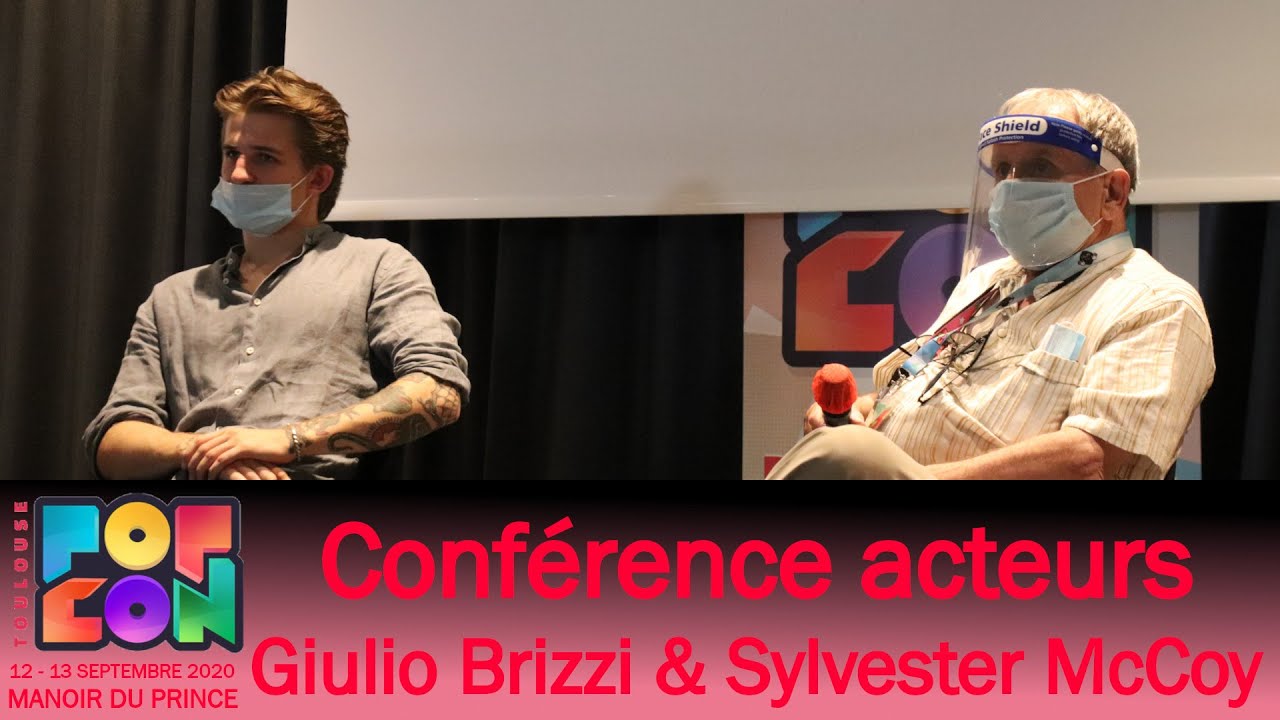|POPCON 2020] Conférence avec Giulio Brizzi et Sylvester McCoy - YouTube