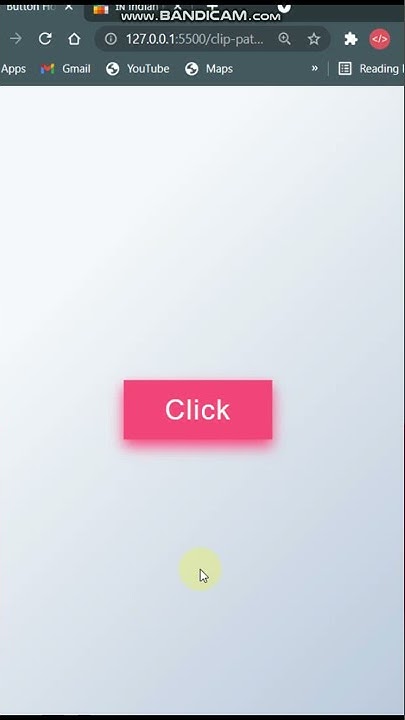 Css Button Clicking Effect Shorts Youtube 