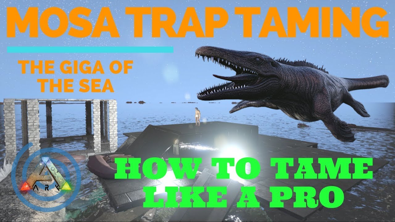 Mosa Trap Taming: Taming Mutated Event Mosasaurus Boss Style - YouTube