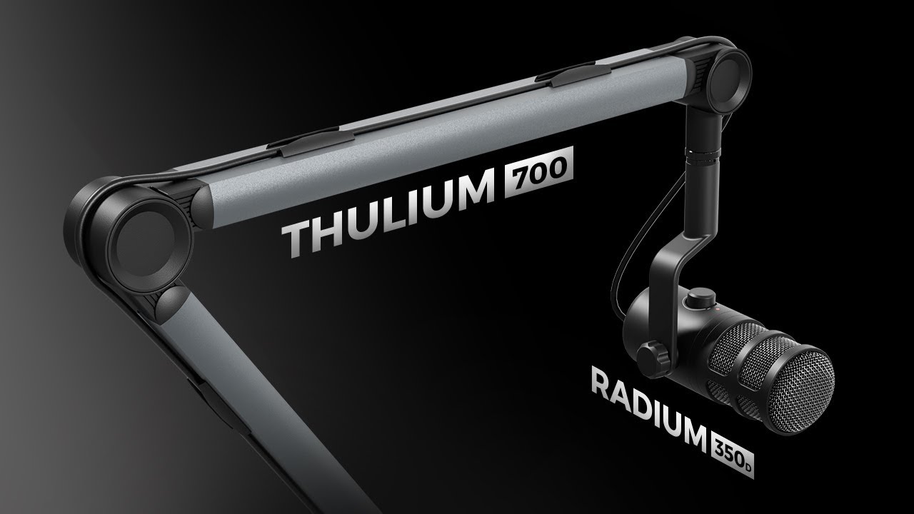 🇬🇧 GENESIS Radium 350D & Thulium 700 | Dynamic mic & microphone arm ...
