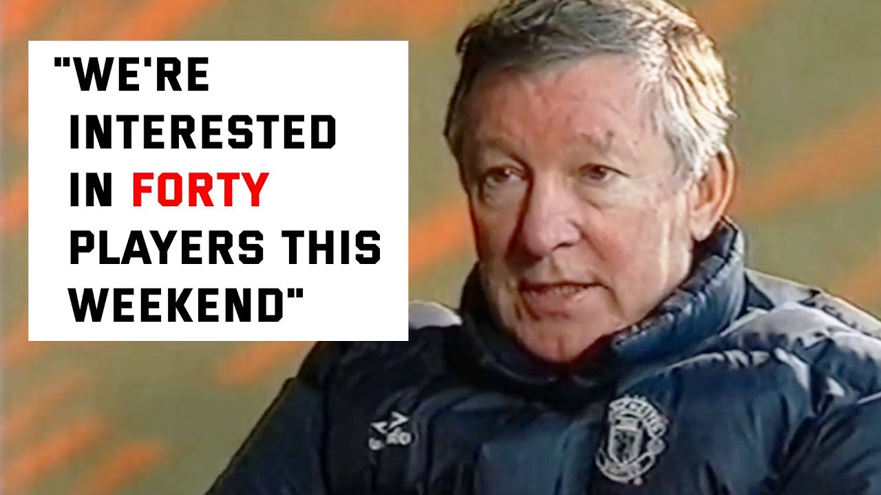 Sir Alex Ferguson | Interview | Transfer rumours! | January 2002 - YouTube