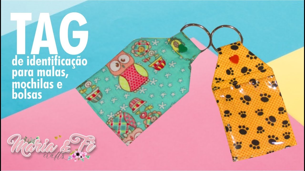 Tag para bolsas, mochilas e malas | #especialvoltaasaulas - YouTube