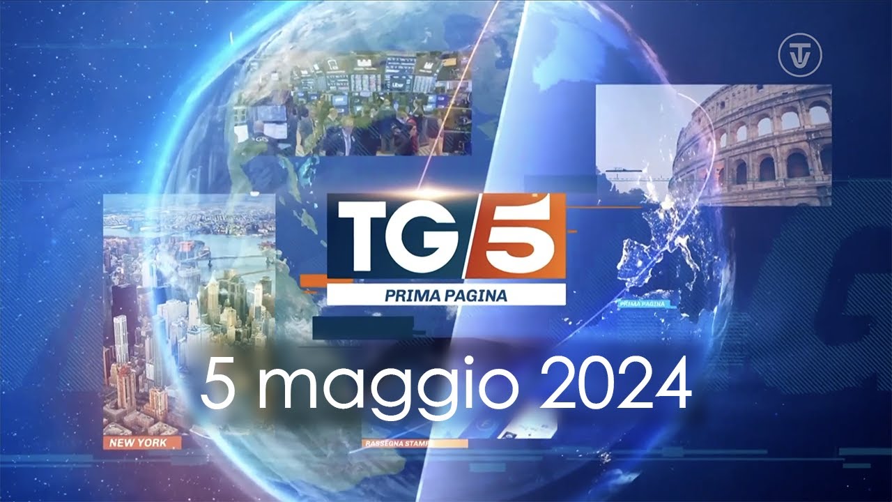 TG5 Prima Pagina - Rullo completo (5 maggio 2024) - YouTube