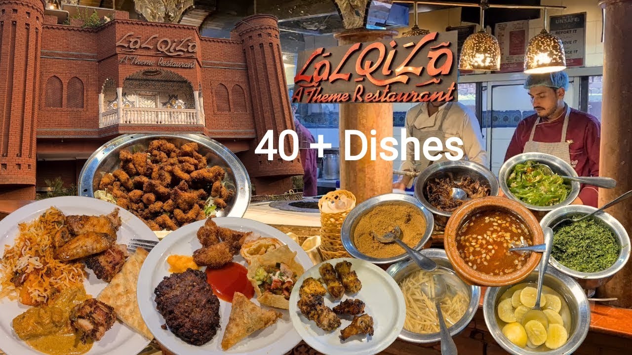 Lal Qila Bofey Lahore 40+Dishes | Pakistani Street Food - YouTube