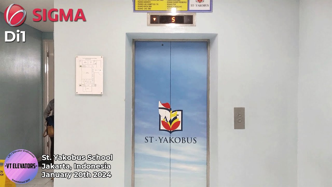 SIGMA Di1 Passenger Lift - St. Yakobus School, Jakarta (Building B ...