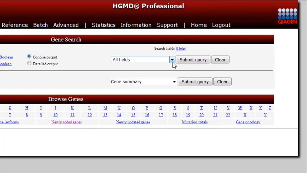 Gene Centric Search with Human Gene Mutation Database (HGMD) - YouTube