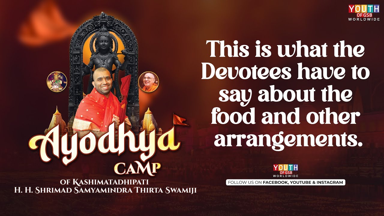 This is what the devotees have to say about the food and other ...