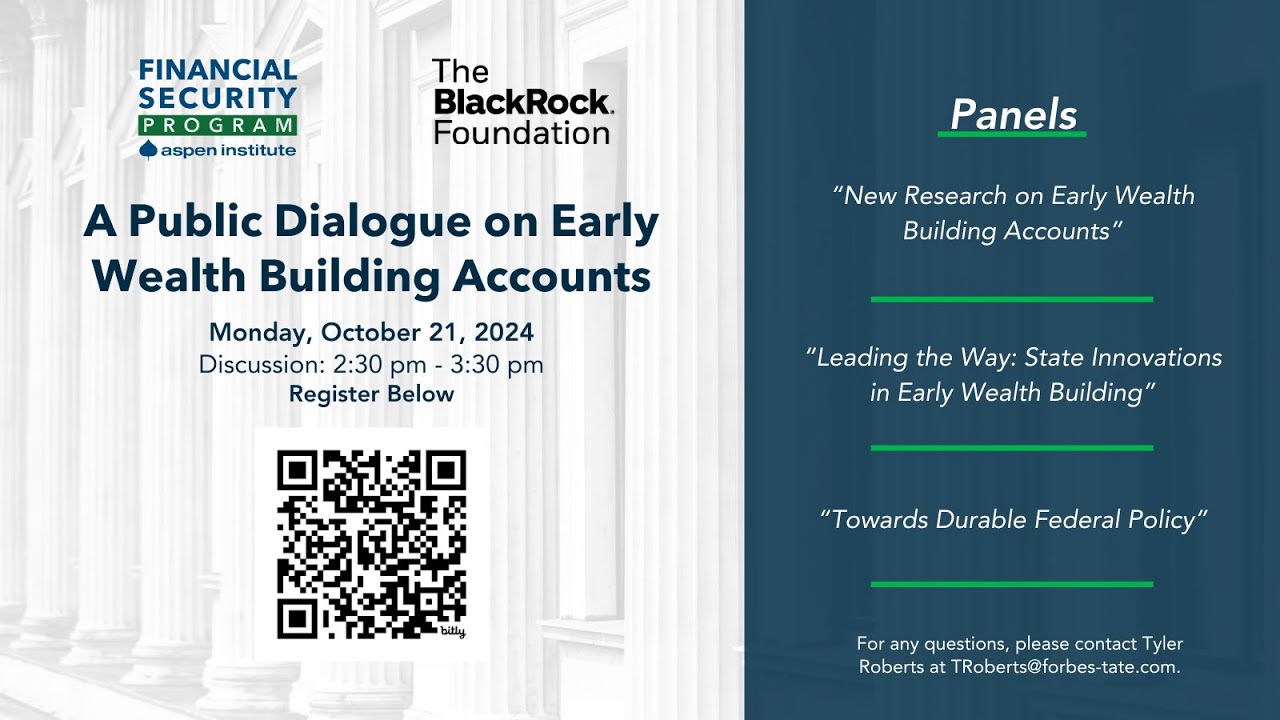 Financial Security Program Hosts Invest America in a Public Dialogue ...