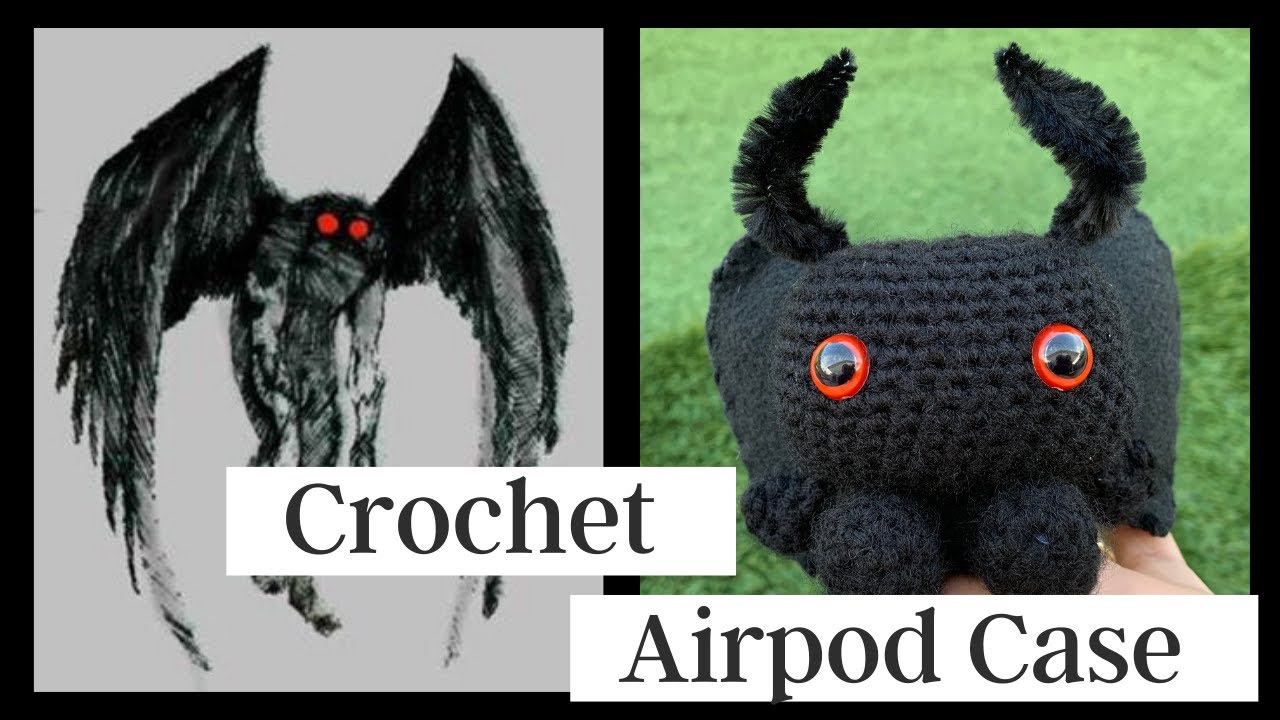 Mothman crochet |CRYPTIDS CREEPS AND CRAFTS - YouTube