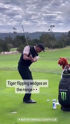 Tiger’s slowly easing back into it 🏌️‍♂️ - YouTube