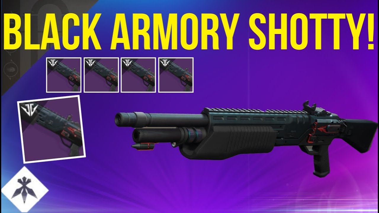 Black Armory Shotgun! Destiny 2 Black Armory - YouTube